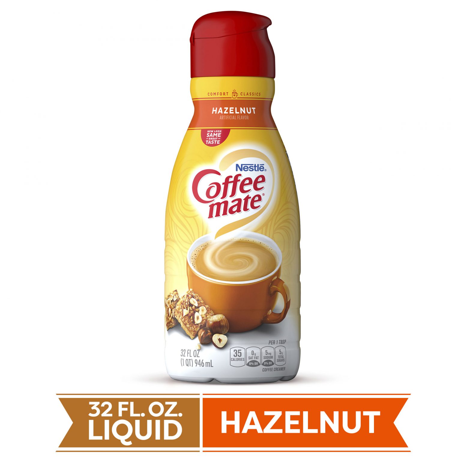 Coffee Mate Hazelnut Liquid Creamer 32 Oz - GJ Curbside