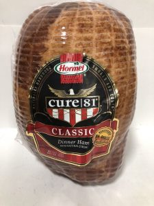 Whole Hormel Cure 81 Ham 8-10 Lb - GJ Curbside