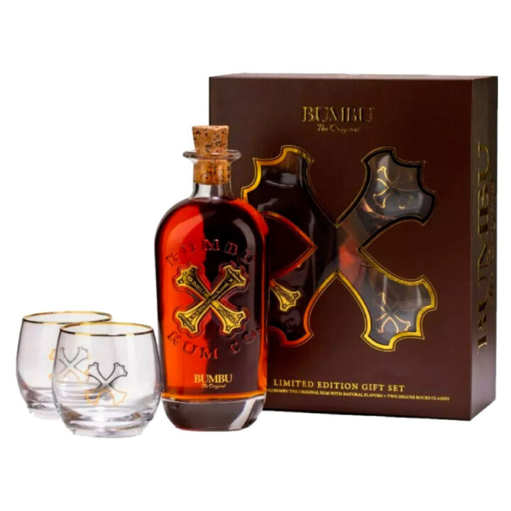 Bumbu Rum: The Original, 750 Ml, Gift Set With Two Rock Glasses - GJ ...