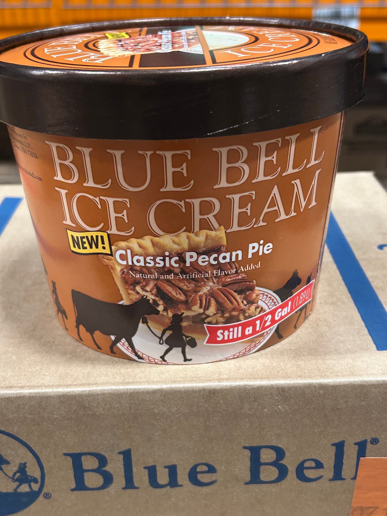 Blue Bell Classic Pecan Pie Half Gallon - GJ Curbside