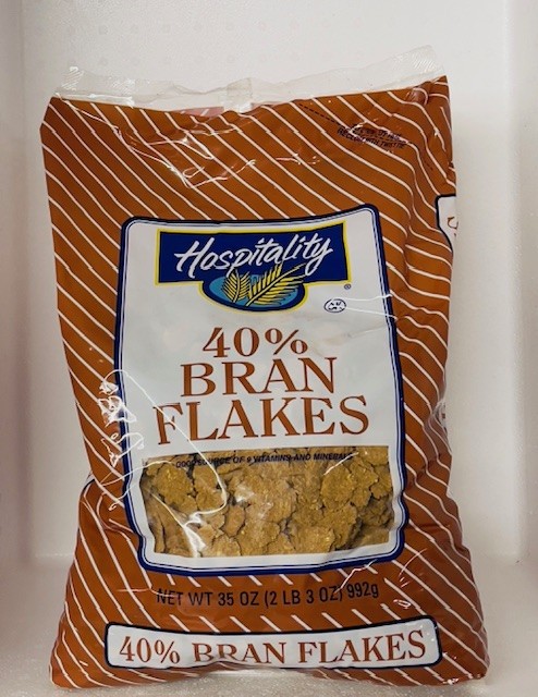 Hospitality 40% Bran Flakes Cereal Bulk 35 Oz - GJ Curbside
